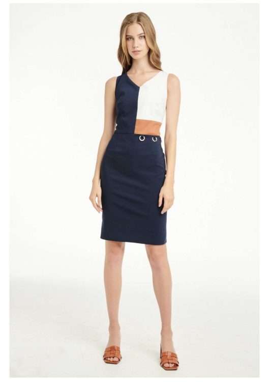Badoo Navy Dress Sleeveless Stretch Dress - Patricia's Boutique